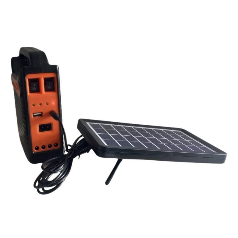 Sistema de iluminación portátil solar con 3 bombillos, linterna y ...